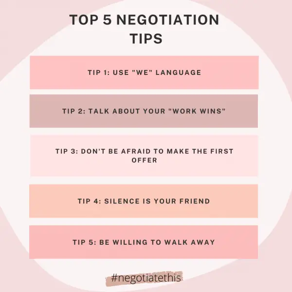 Top 5 Negotiation Tips for a Smoother Negotiation - negotiatethis