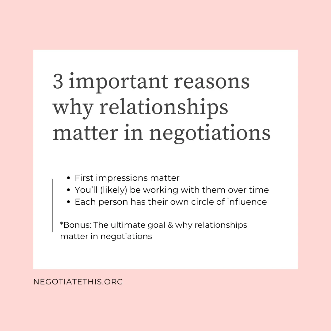 3 Important Reasons Why Relationships Matter in Negotiations ...